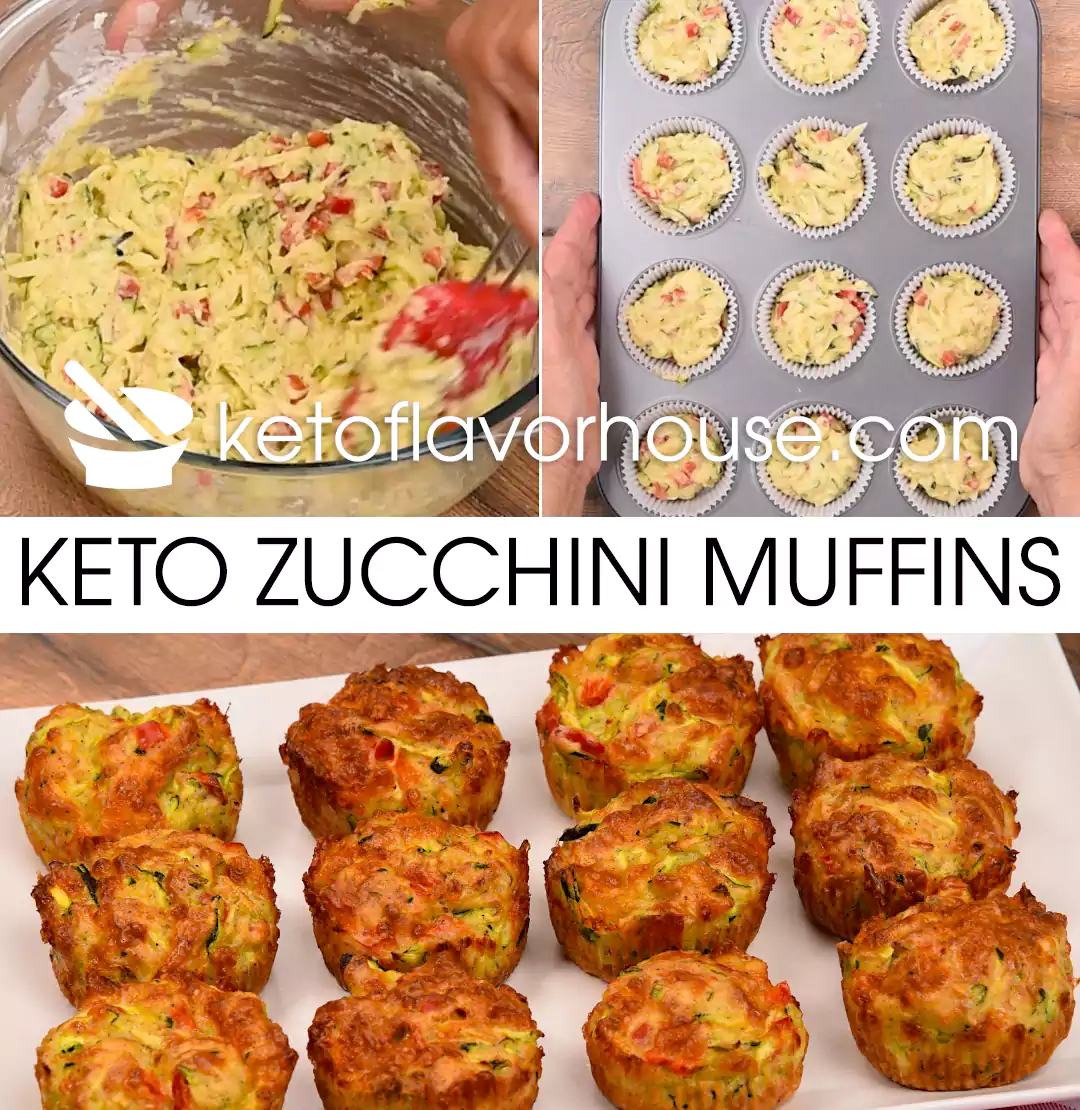 Keto Zucchini Muffins - Keto Easy Recipes