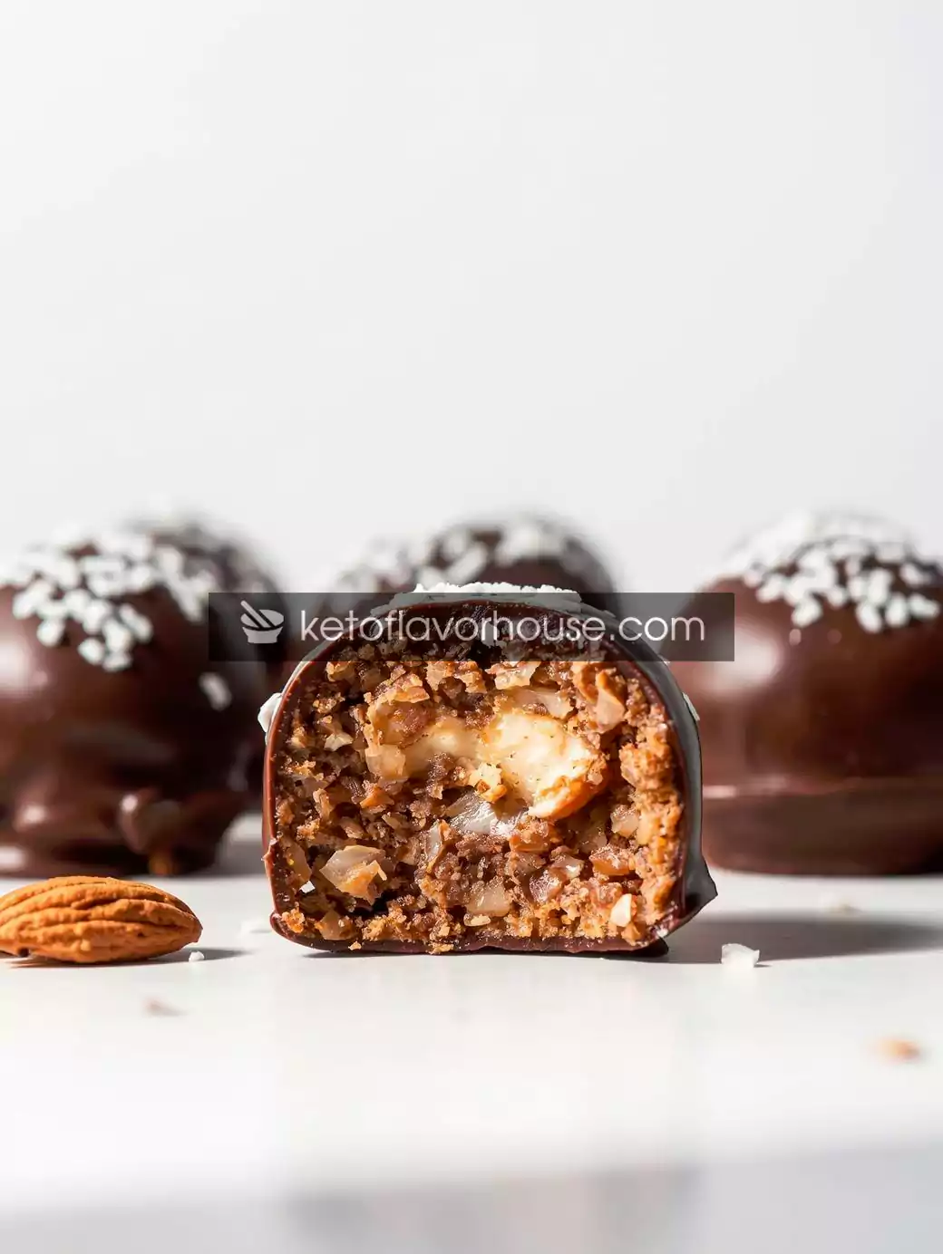 Keto Almond Joy fat bombs - Keto Easy Recipes