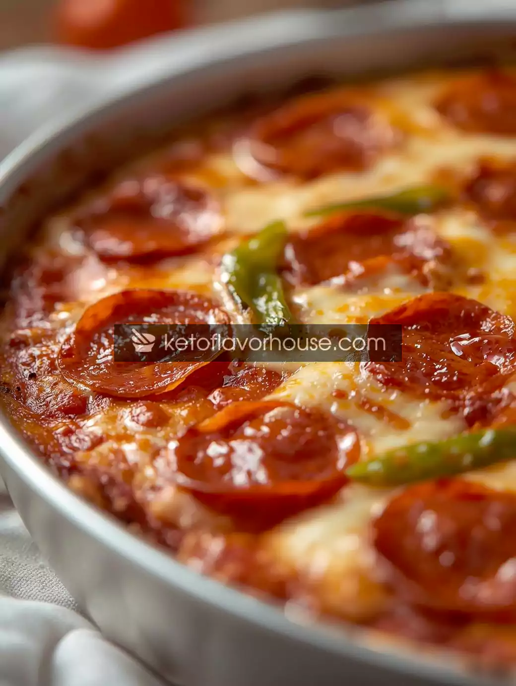 Weight Watchers Crustless Pizza Bake (Low-Point & Guilt-Free) - Keto ...