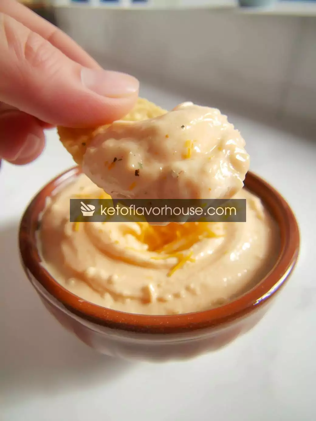 2-Point Weight Watchers Cheddar Ranch Crack Dip – Creamy, Addictive ...