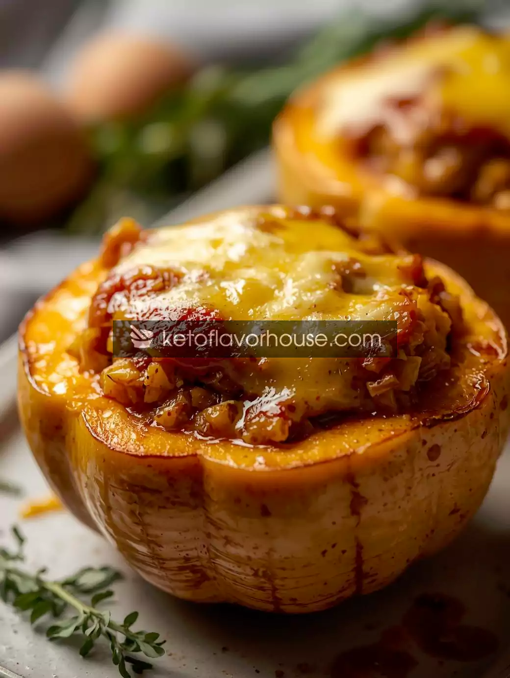 Bariatric Cheesy Stuffed Acorn Squash – Low-Carb, Post-Op Friendly ...