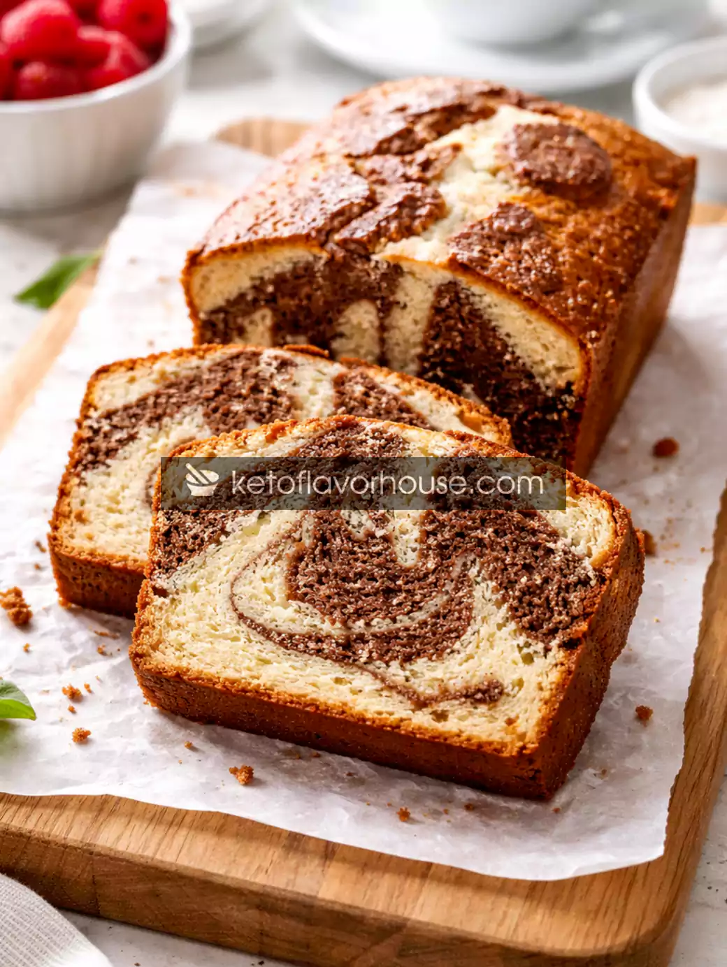 Keto Marble Cake (Ultra Moist, Sugar-Free Chocolate Vanilla Swirl Cake ...