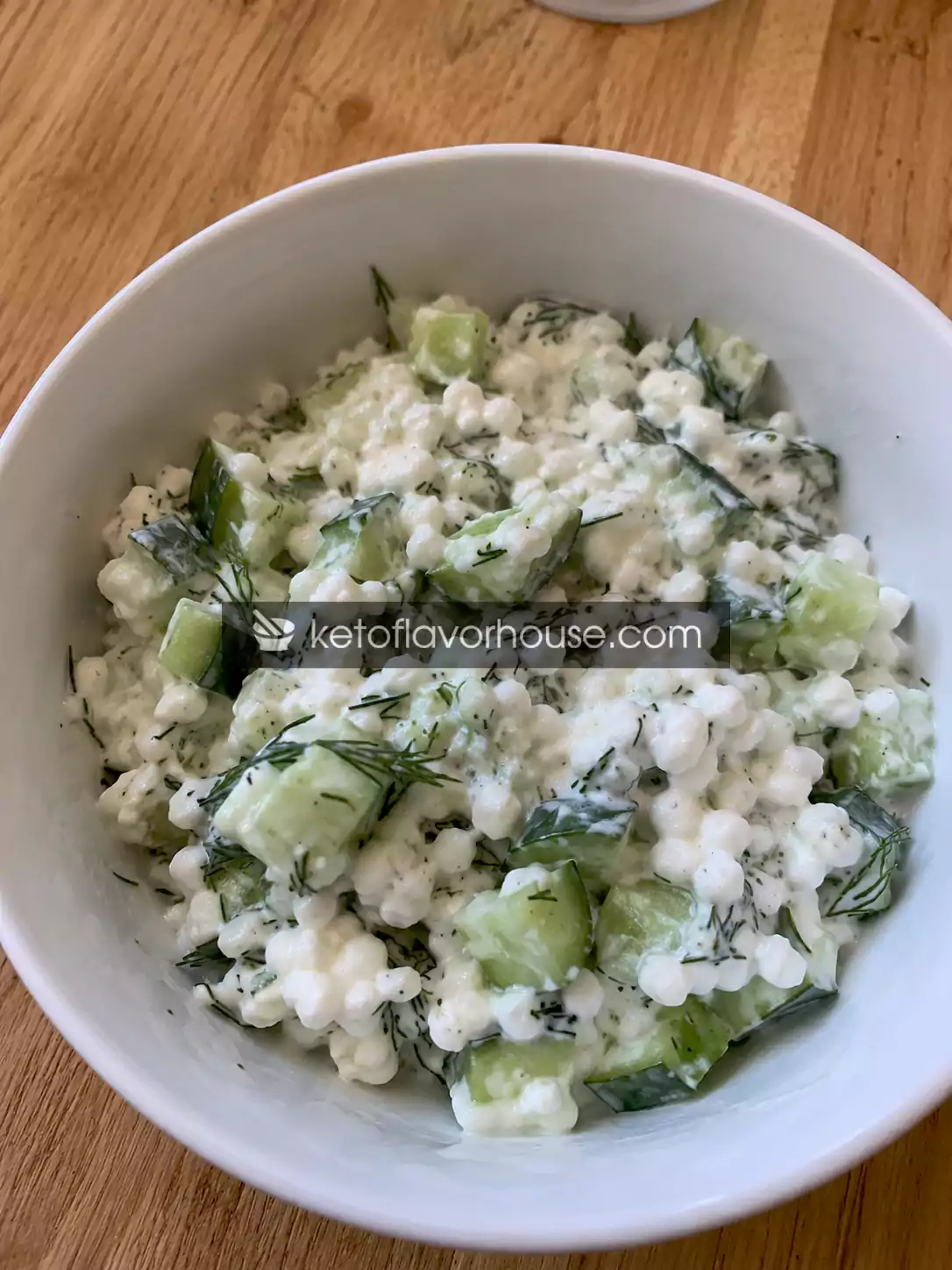 20g Protein Cucumber Dill Cottage Cheese Bowl - Keto Easy Recipes